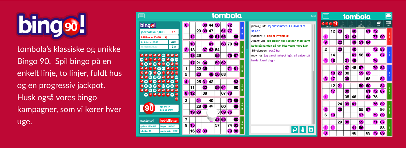 tombola - Danmarks hyggeligste bingosite